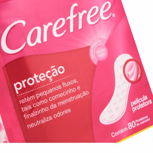 Absorvente Carefree Original Perfume sem Abas Leve 80 Pague 60 ...