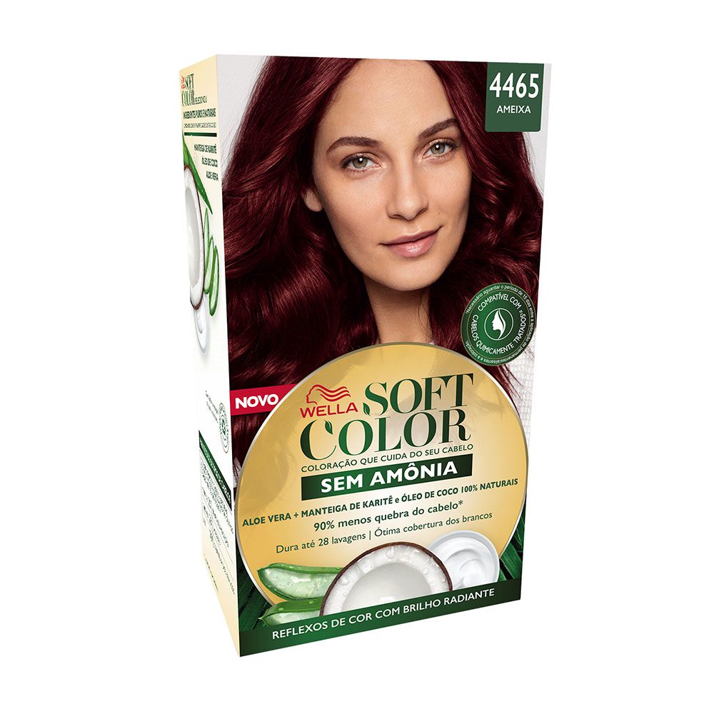 Kit Tintura Soft Color Ameixa 4465 - Fikbella - fikbella