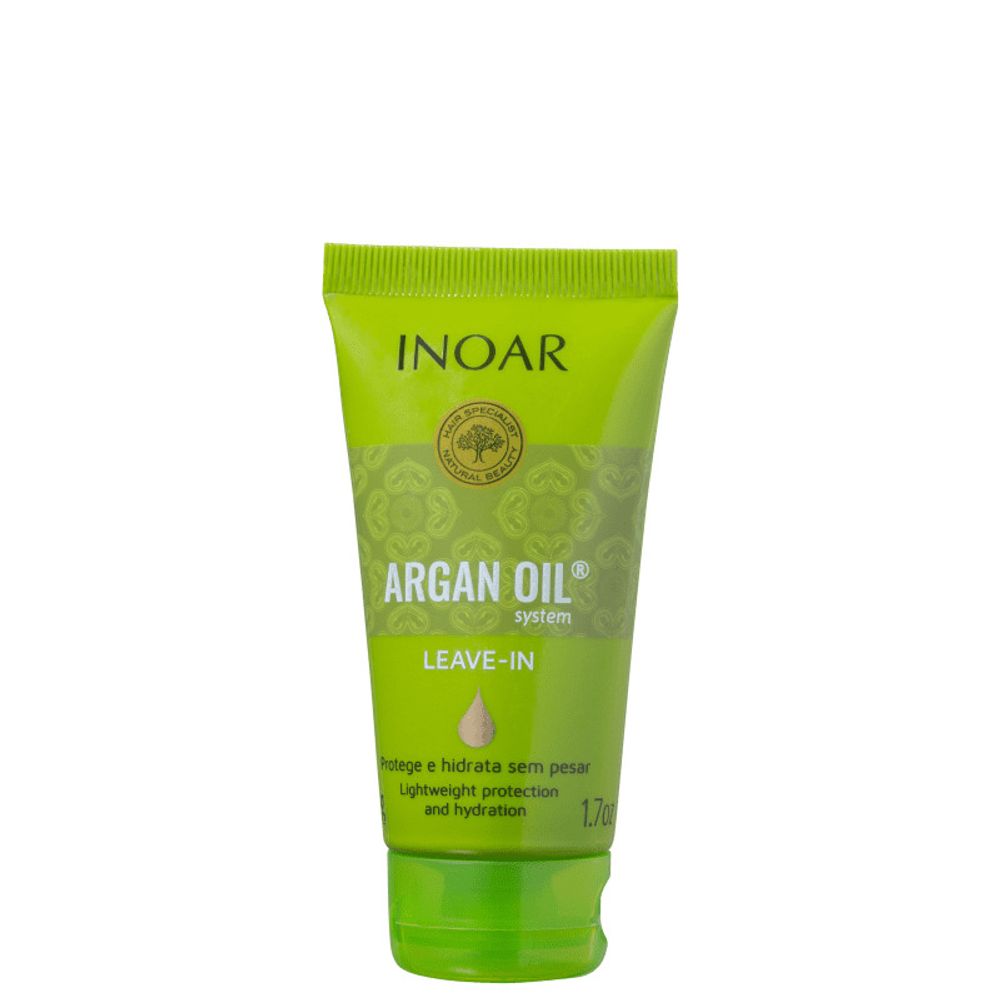 Leave-in Argan Oil Inoar - 50g | Fikbella - fikbella