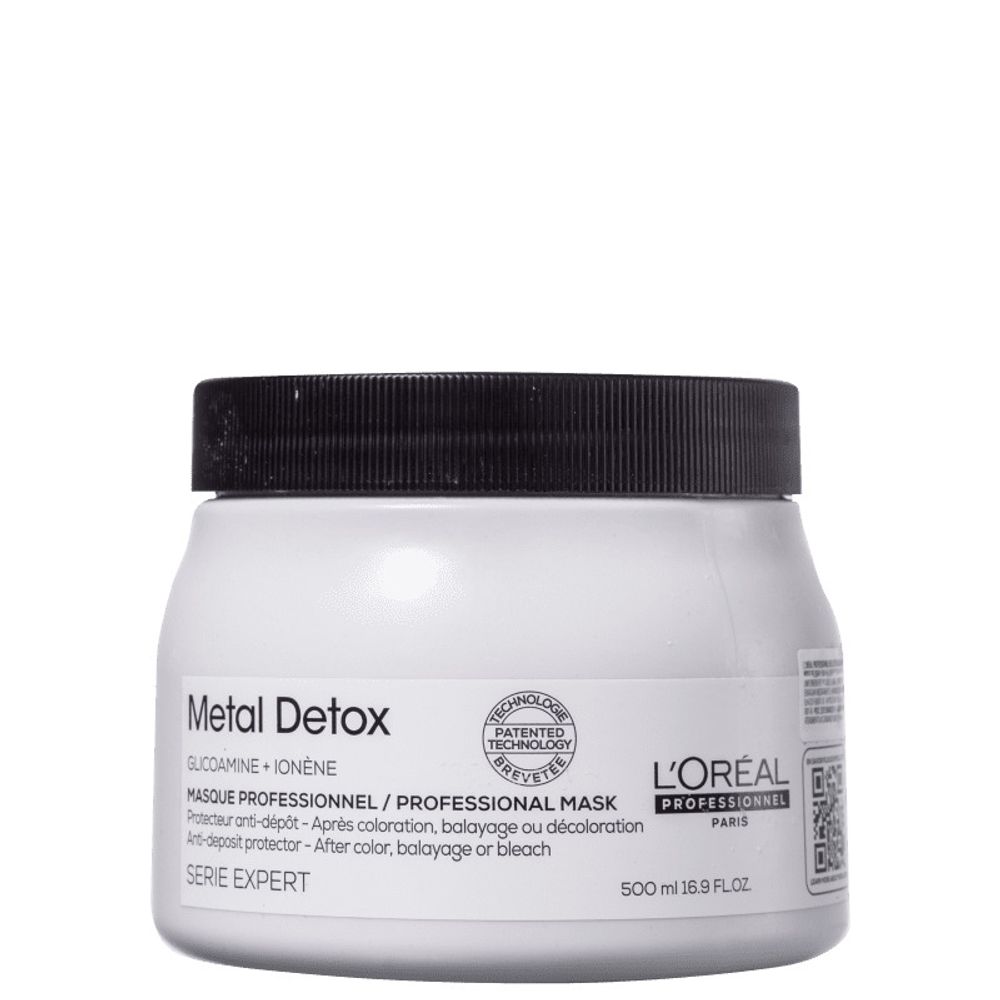 Máscara Capilar Metal Detox L'Oréal Professionnel - 500ml | Fikbella - fikbella