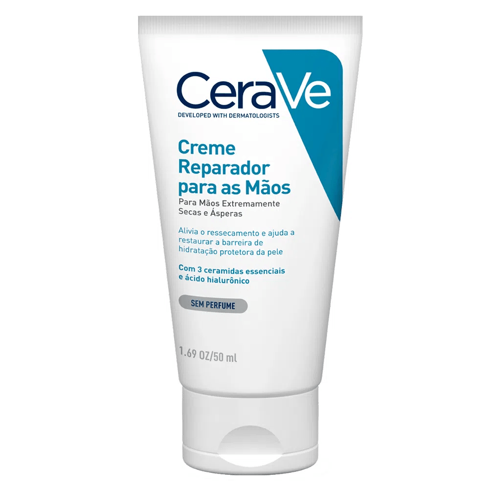 Creme Reparador Para as Mãos CeraVe - 50ml | Fikbella - fikbella