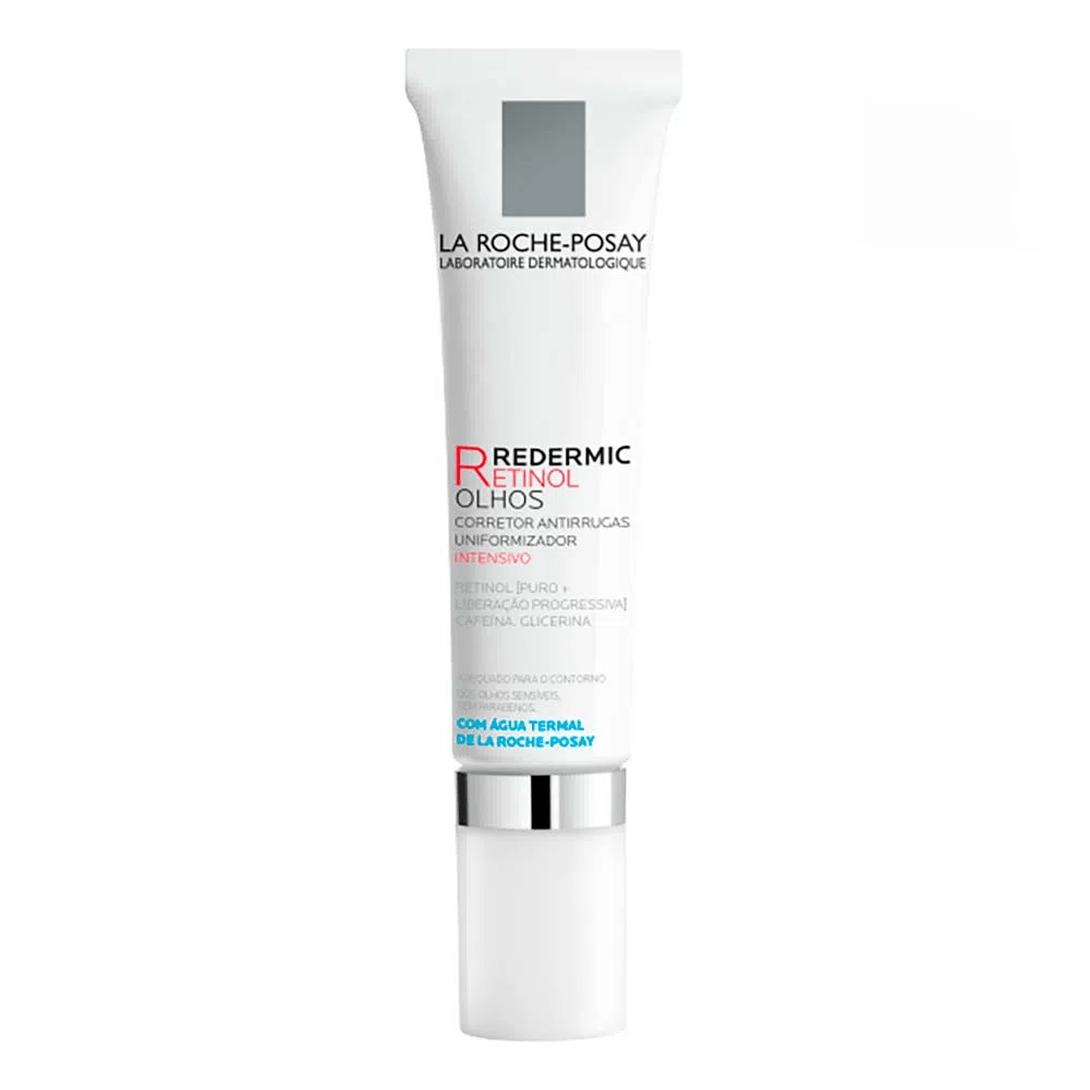 Creme Anti-Idade Para os Olhos Redermic Retinol La Roche-Posay - 15ml ...