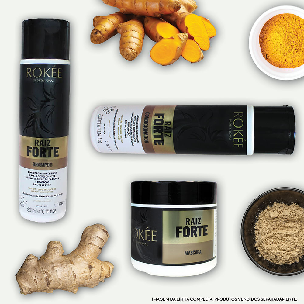 Shampoo ROKÉE Raiz Forte - 300ml| Fikbella Cosméticos - fikbella